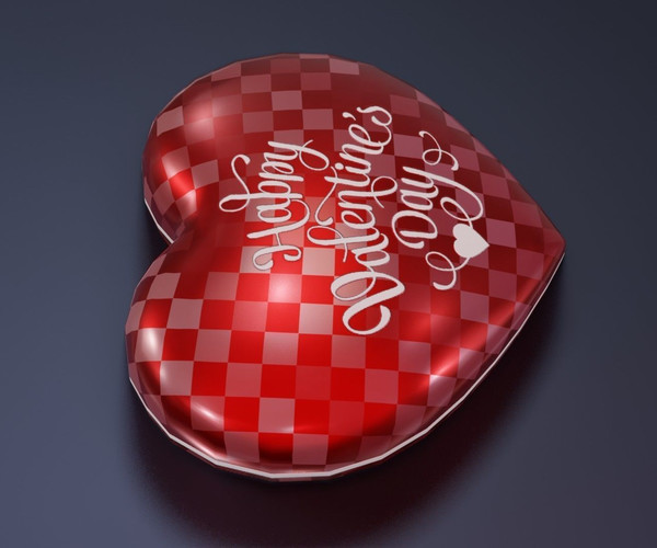 ArtStation - Heart Shaped Box 3D Model | Game Assets