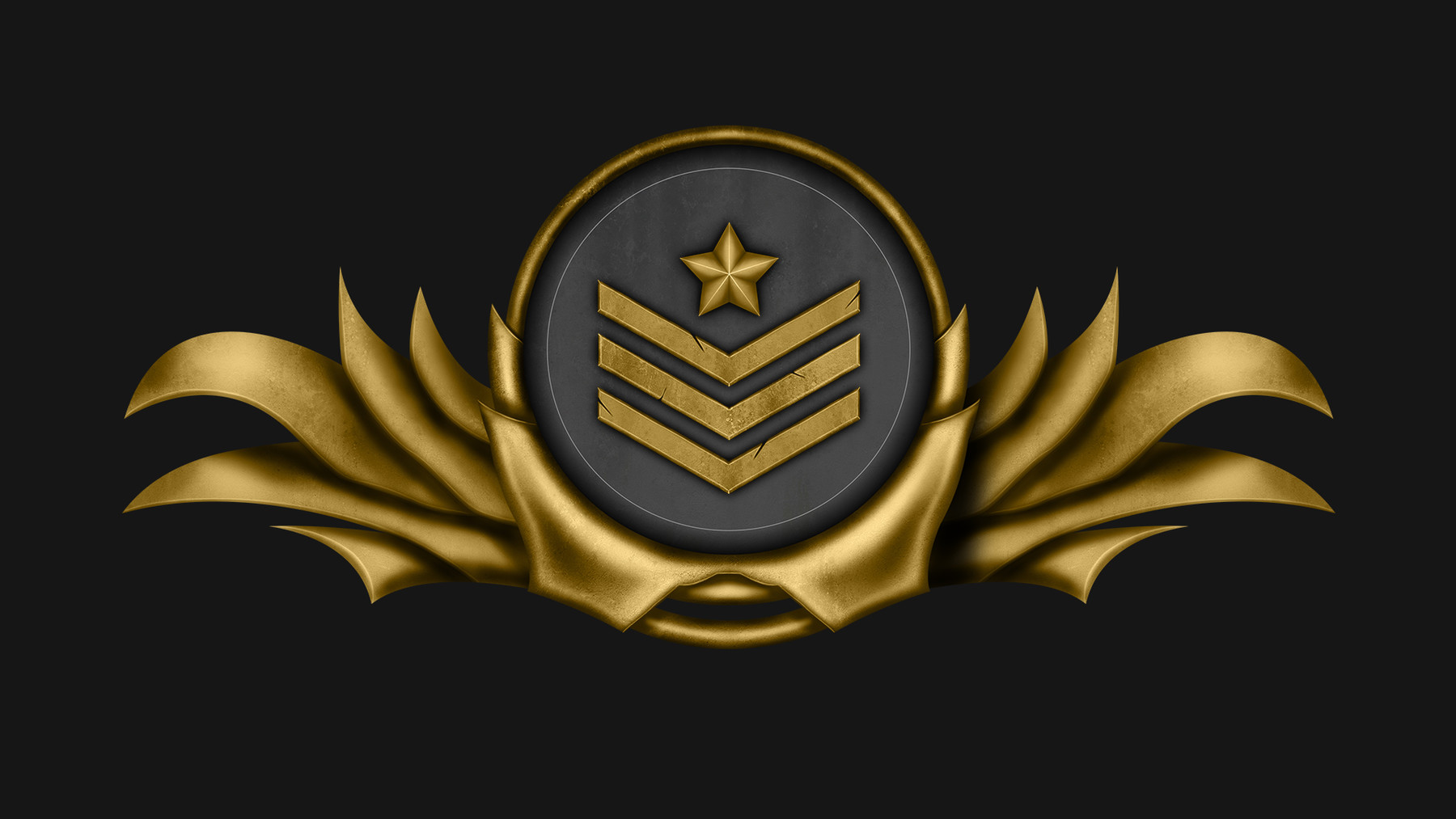 ArtStation - Game UI Assets - Game Level Army Badges | Game Assets