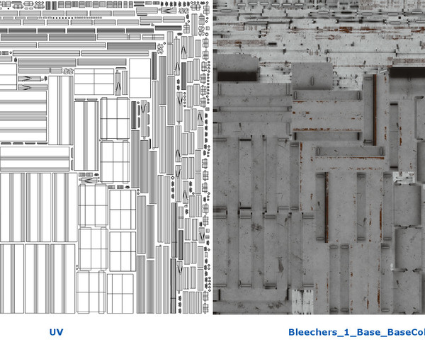 ArtStation - Bleachers 1 | Resources