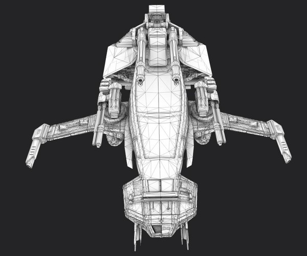 ArtStation - Spaceship Golgafrincham Ark :) | Game Assets