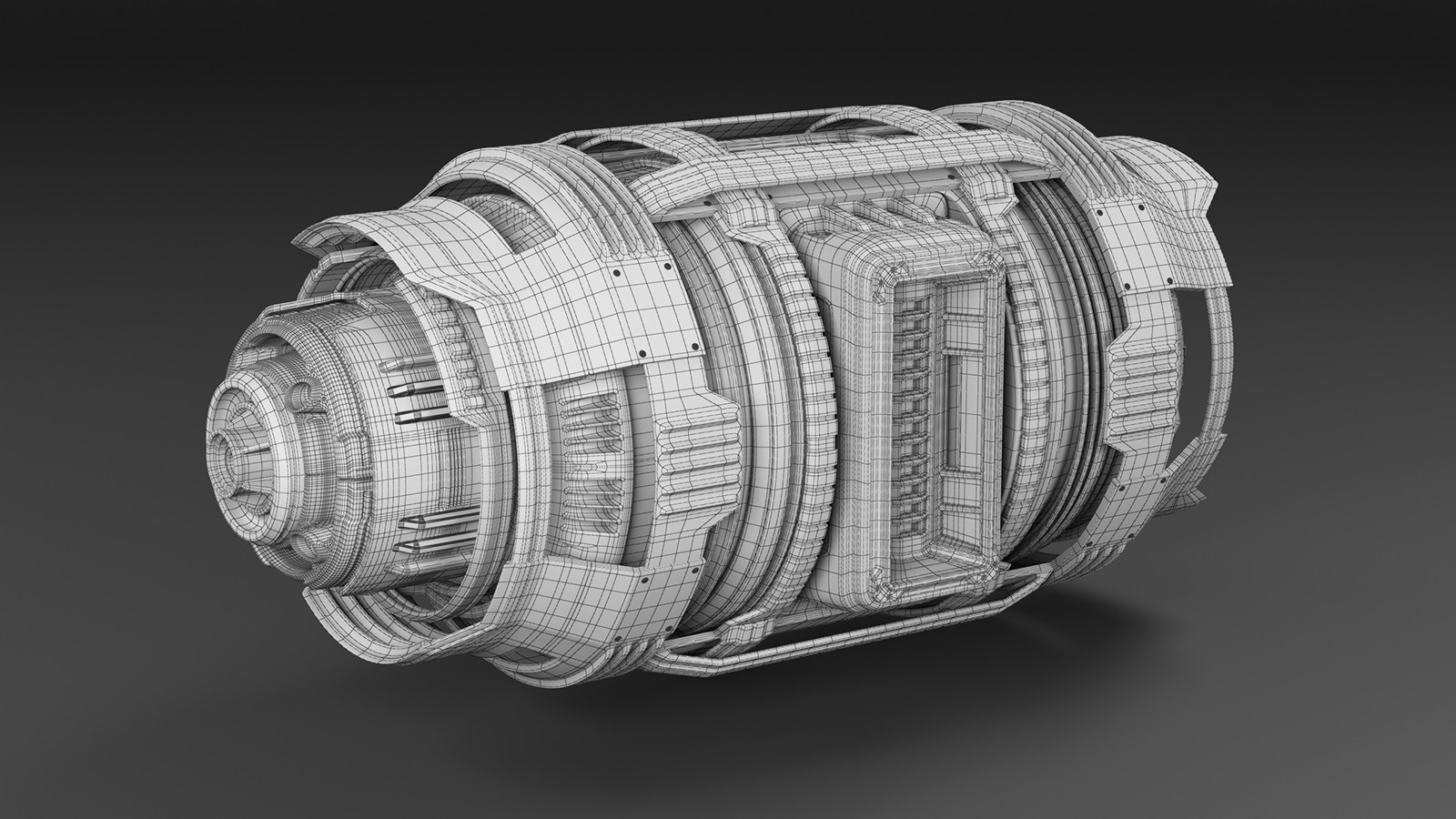 ArtStation - Sci Fi Mega Elements KITBASH - SUBDIVISION READY - pack 2 | Resources