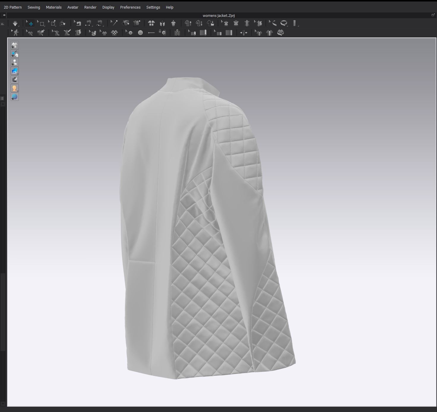 ArtStation - Women Jacket, Marvelous designer, Clo3d | Resources