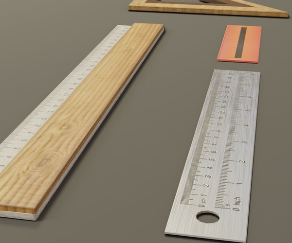 ArtStation - Math Geometry Tool Set 3D Model | Game Assets