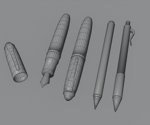 ArtStation - Pens 3D Model | Game Assets
