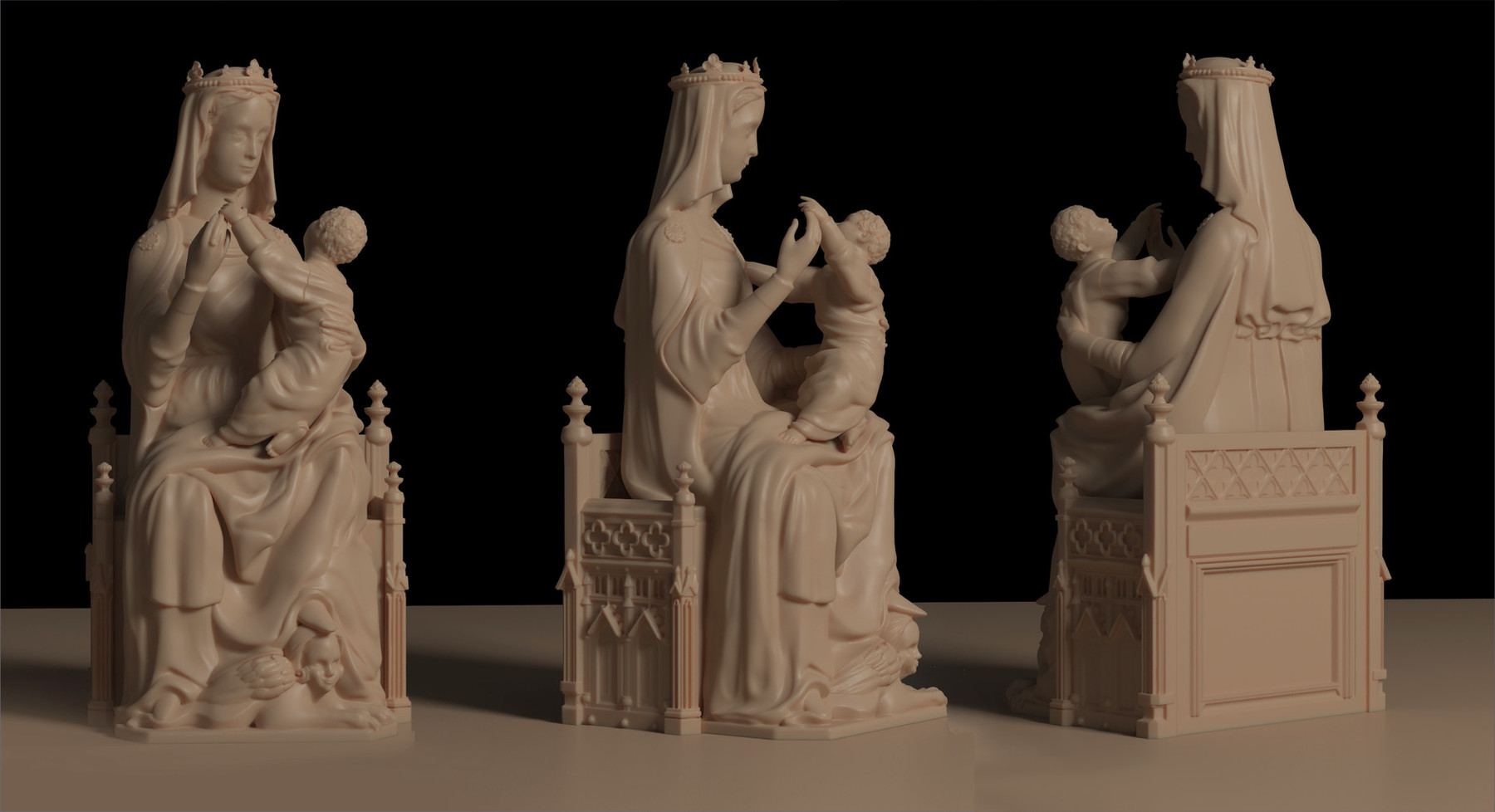 ArtStation - WORK: MOTHER AND CHILD (STL) | Resources