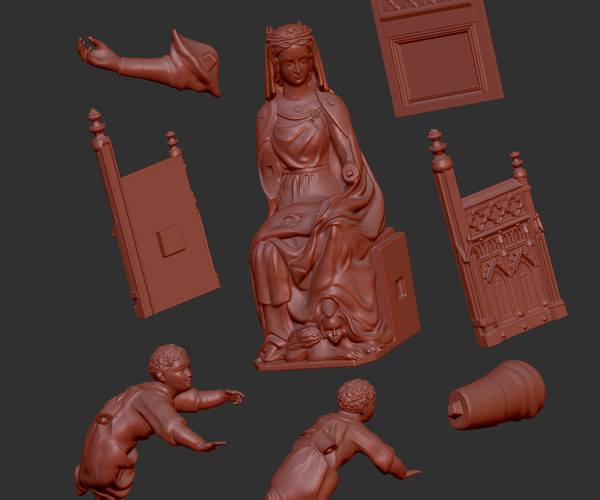 ArtStation - WORK: MOTHER AND CHILD (STL) | Resources