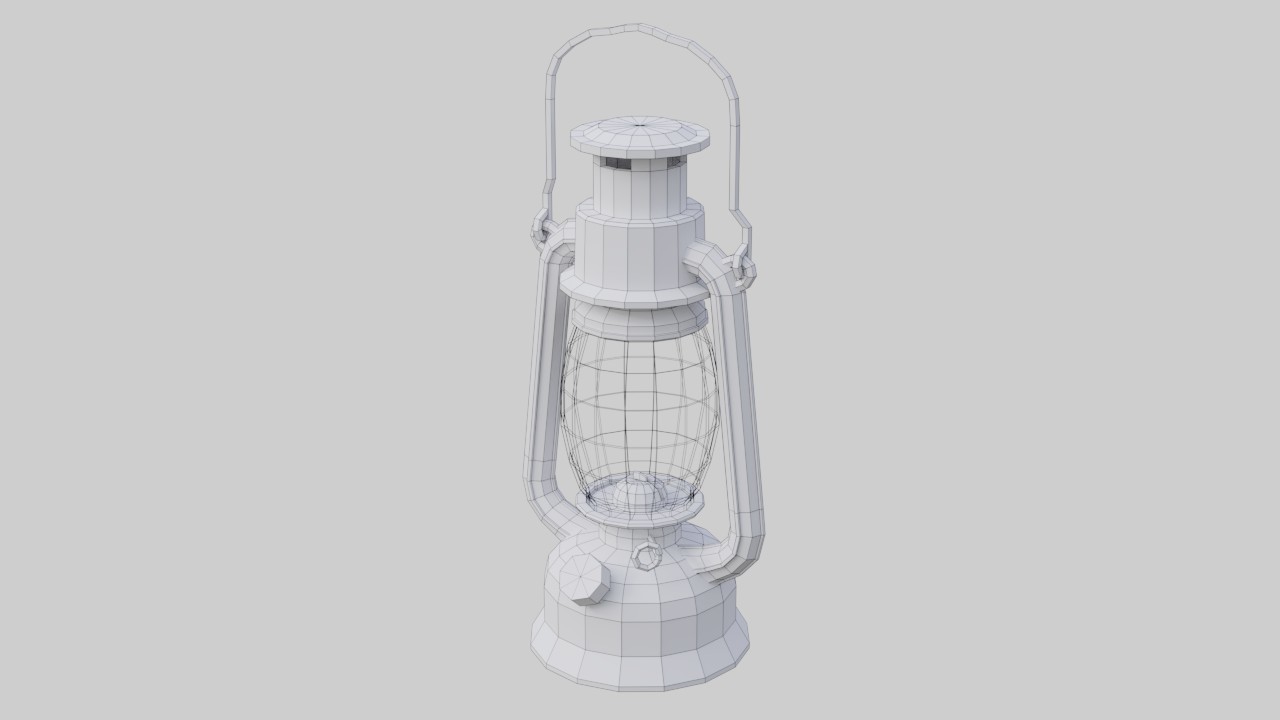 ArtStation - Oil Lamp 1E | Game Assets
