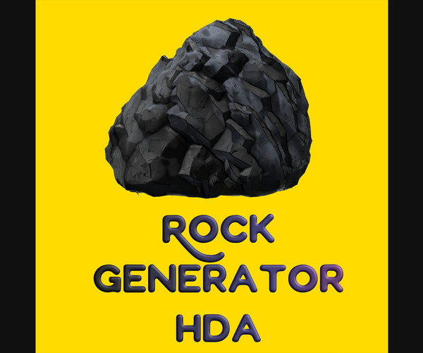 ArtStation - Procedural rock generator asset | Game Assets