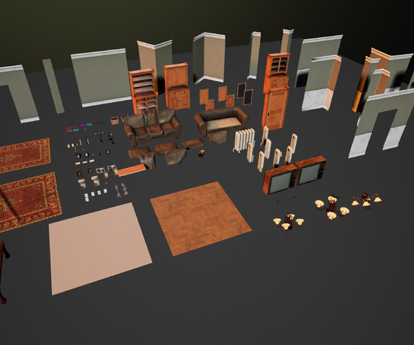ArtStation - Horror Living Room - Asset Pack UE4/UE5 | Game Assets
