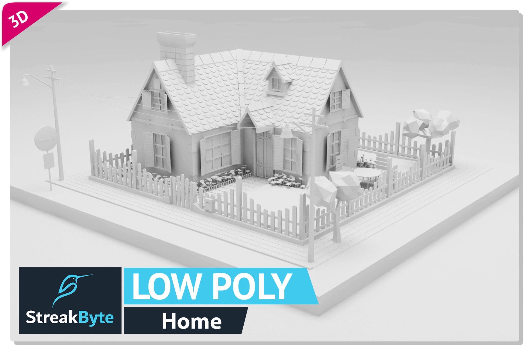 ArtStation - Low Poly Stylish Home | Resources