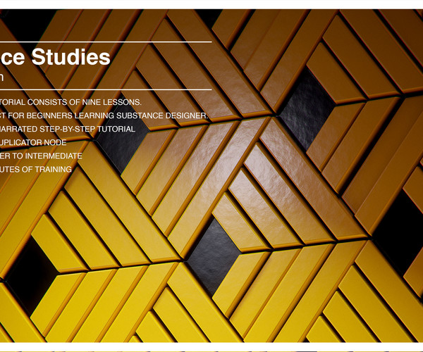 ArtStation - Tutorial | Substance Studies Tutorial | Graphic Design ...
