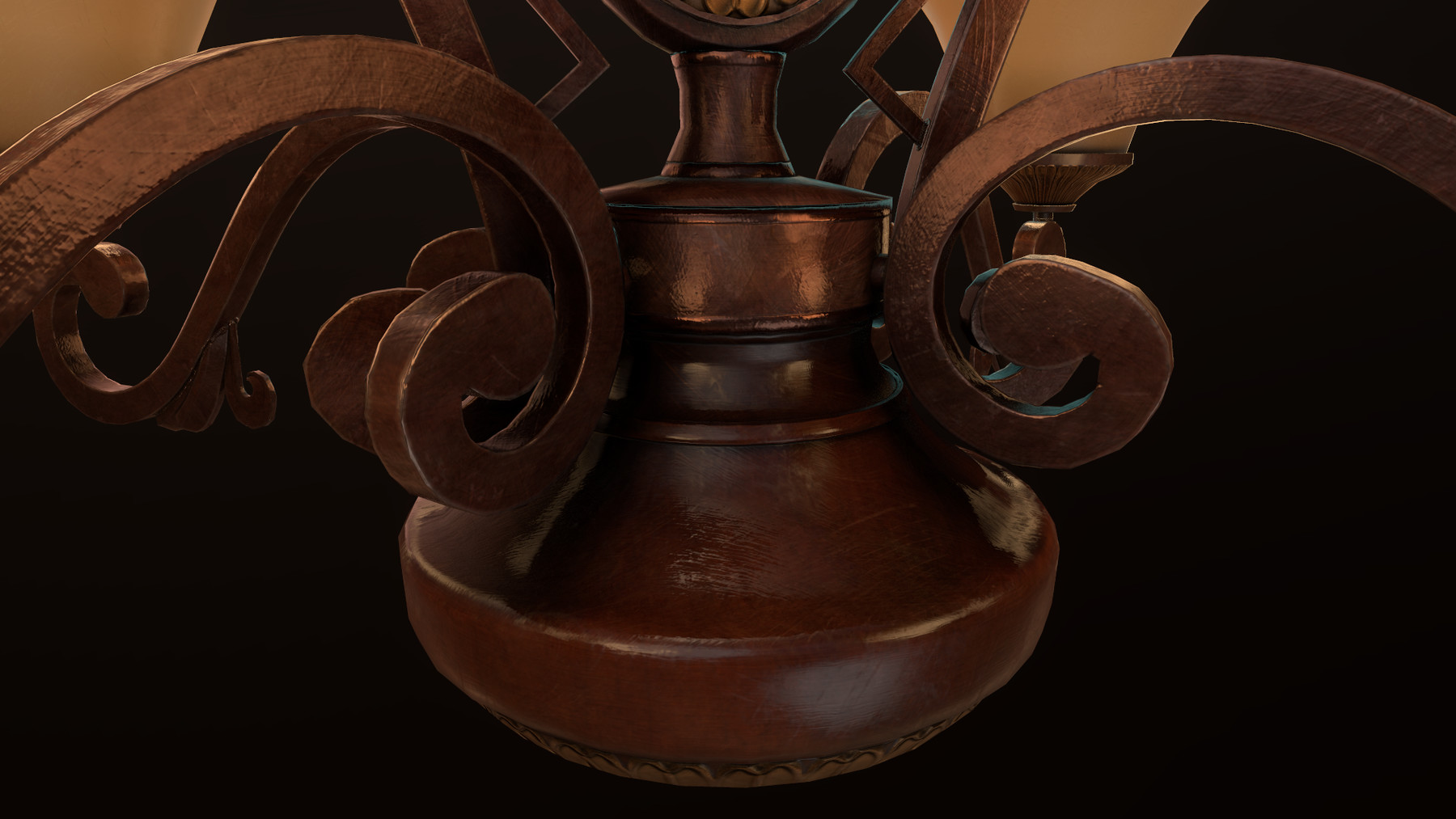 ArtStation - Ceiling Lamp - PBR Model | Game Assets