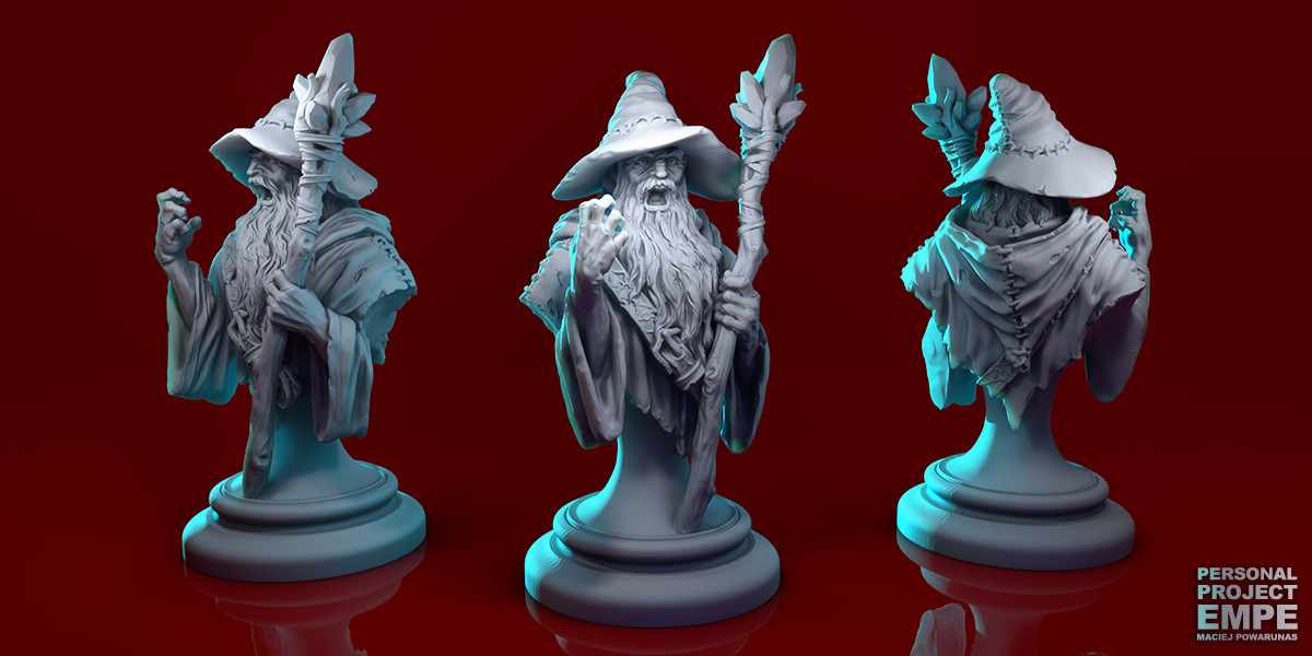ArtStation - Generic Mage for 3D print | Resources