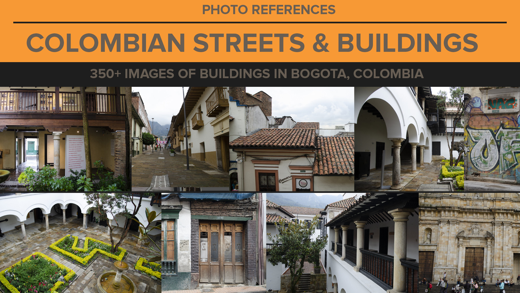 ArtStation - Colombian Streets & Buildings 350+ Photo References ...
