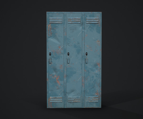 ArtStation - Lockers Rusty - Pack | Game Assets