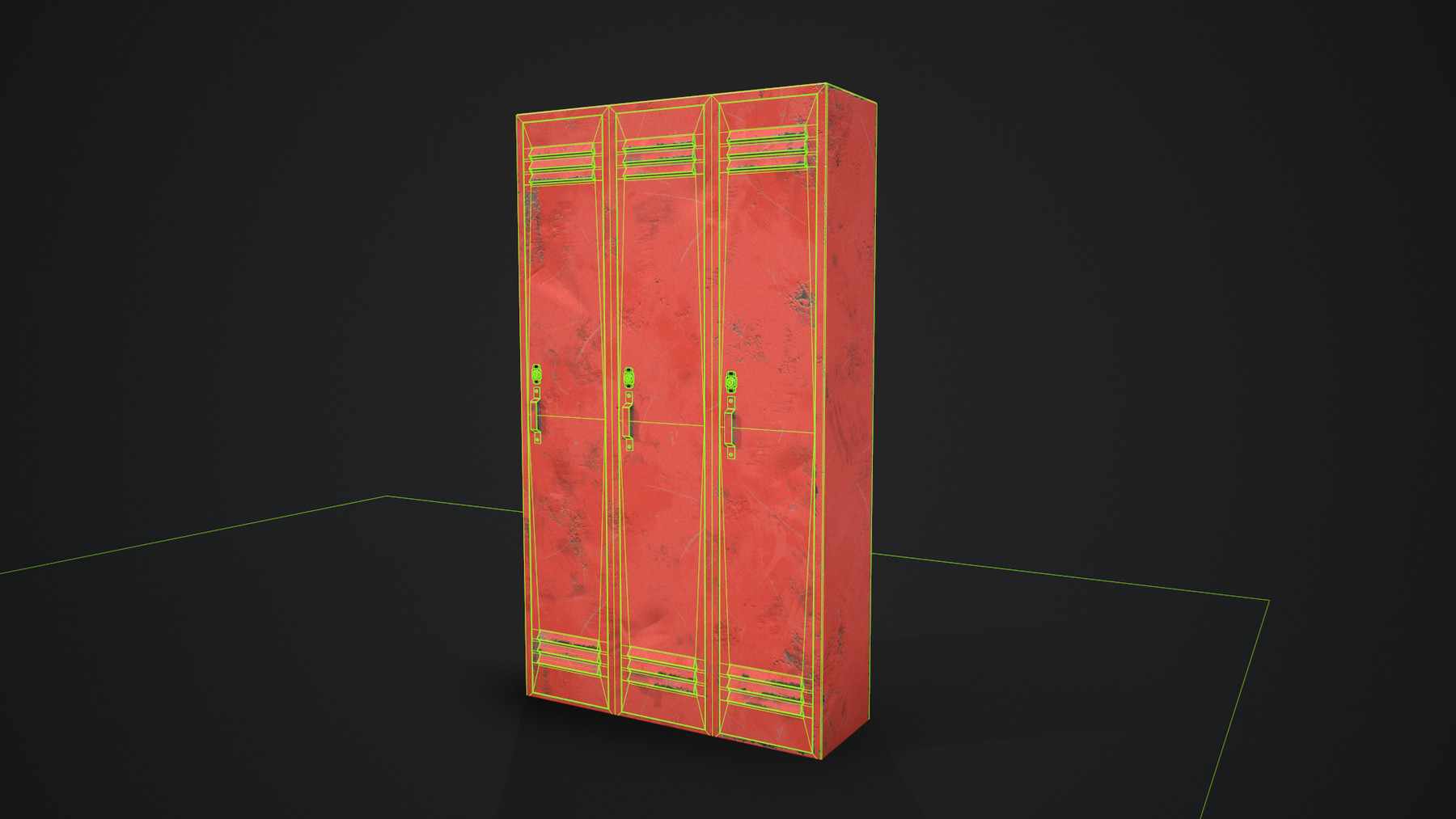 ArtStation - Lockers Rusty - Pack | Game Assets