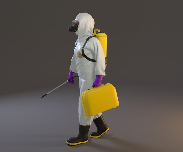 ArtStation - Biohazard Suit Female ACC 2130 002 | Resources
