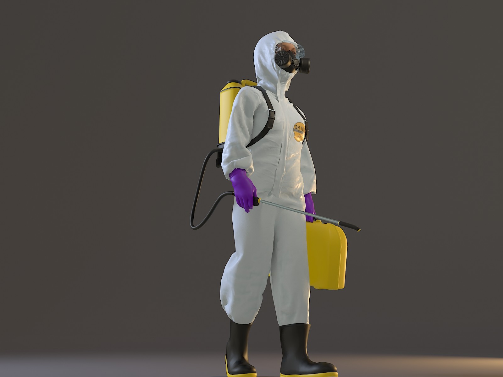 ArtStation - Biohazard Suit Female ACC 2130 002 | Resources