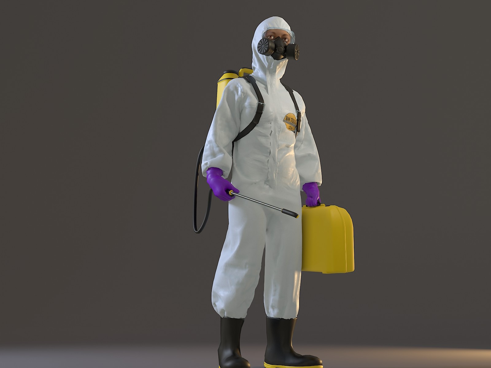 ArtStation - Biohazard Suit Female ACC 2130 005 | Resources