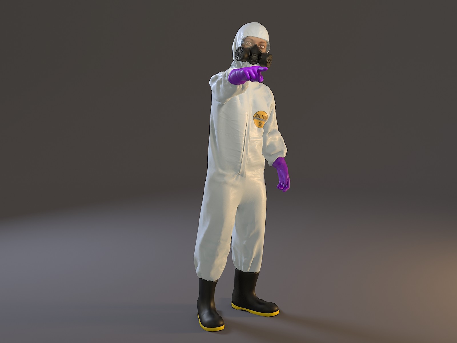 ArtStation - Biohazard Suit Female ACC 2130 009 | Resources