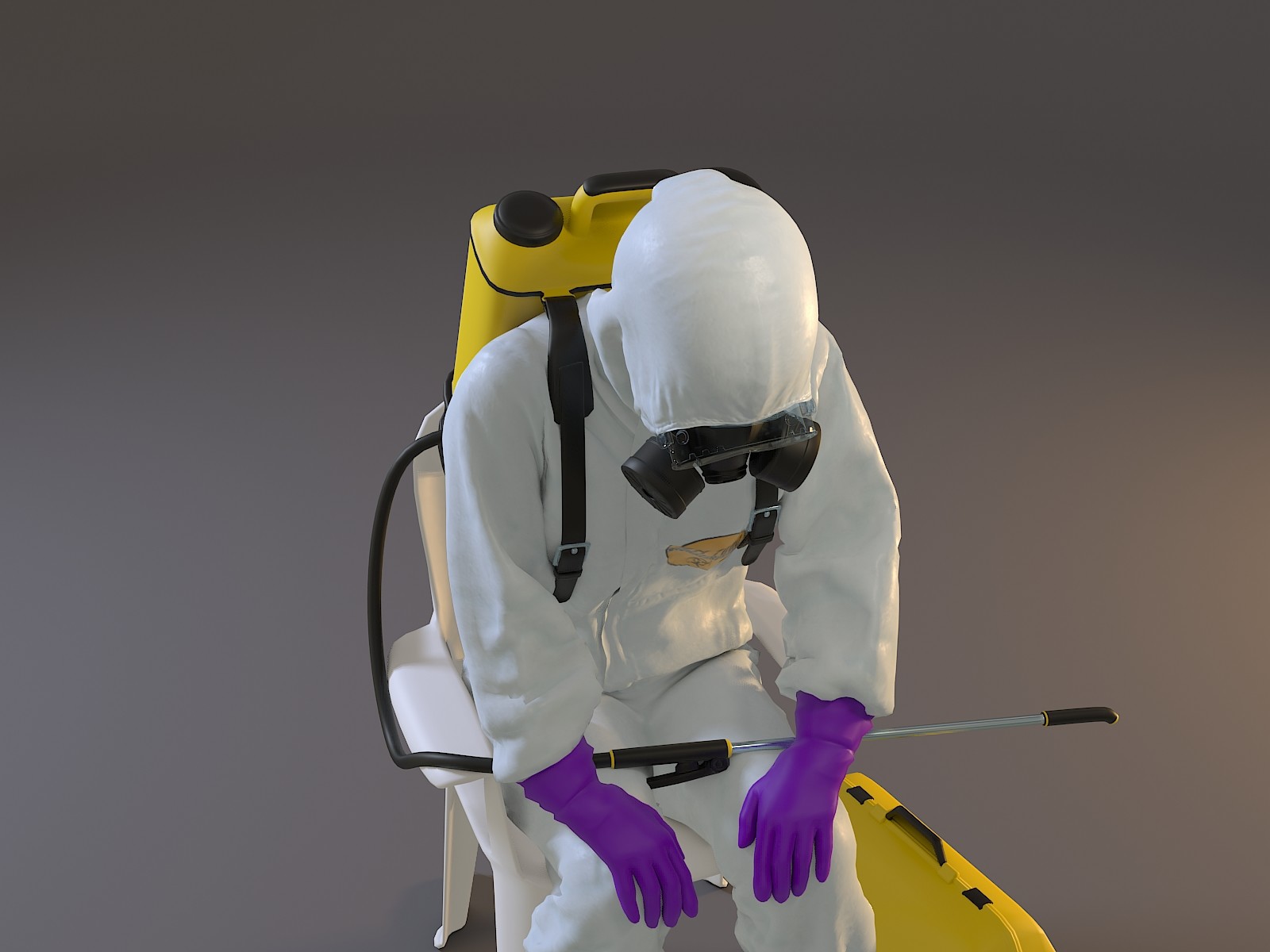 ArtStation - Biohazard Suit Female ACC 2130 010 | Resources