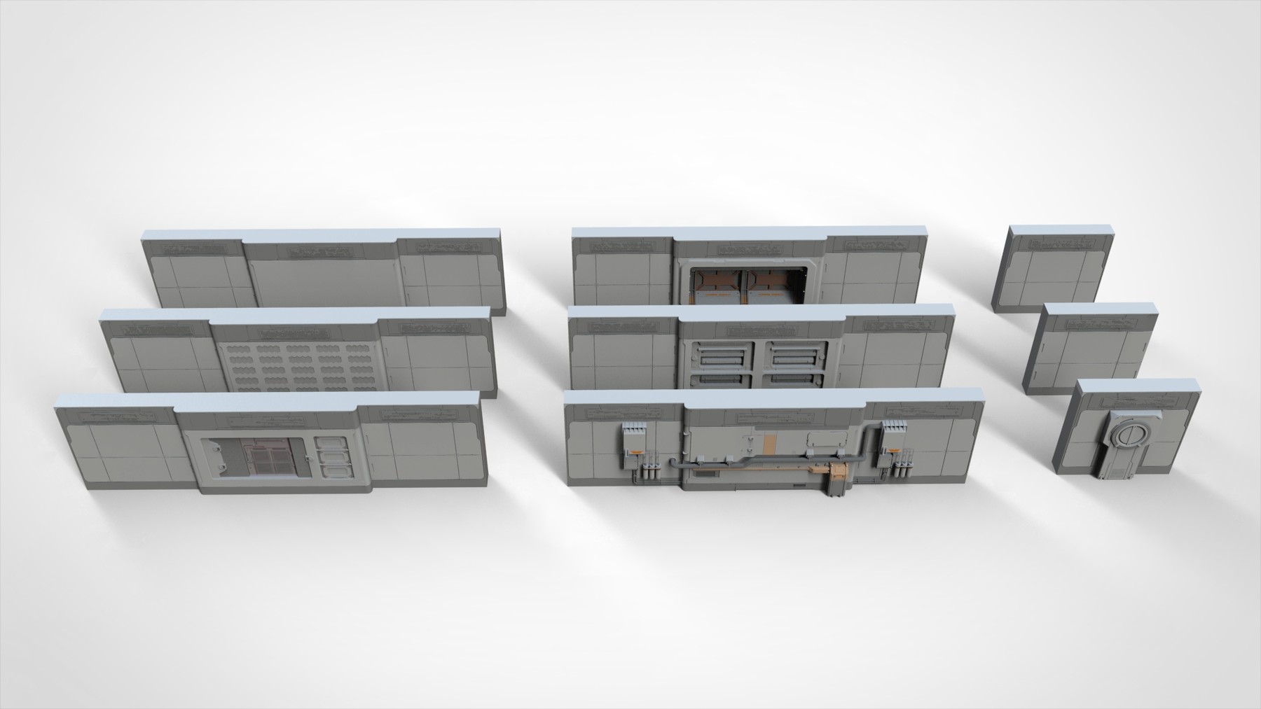 ArtStation - sci-fi Architecture kitbash 15 | Resources