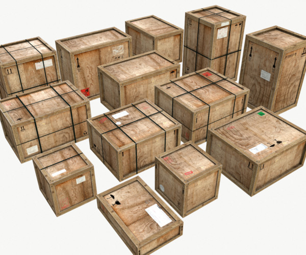 ArtStation - Old Wooden Cargo Crates | Resources