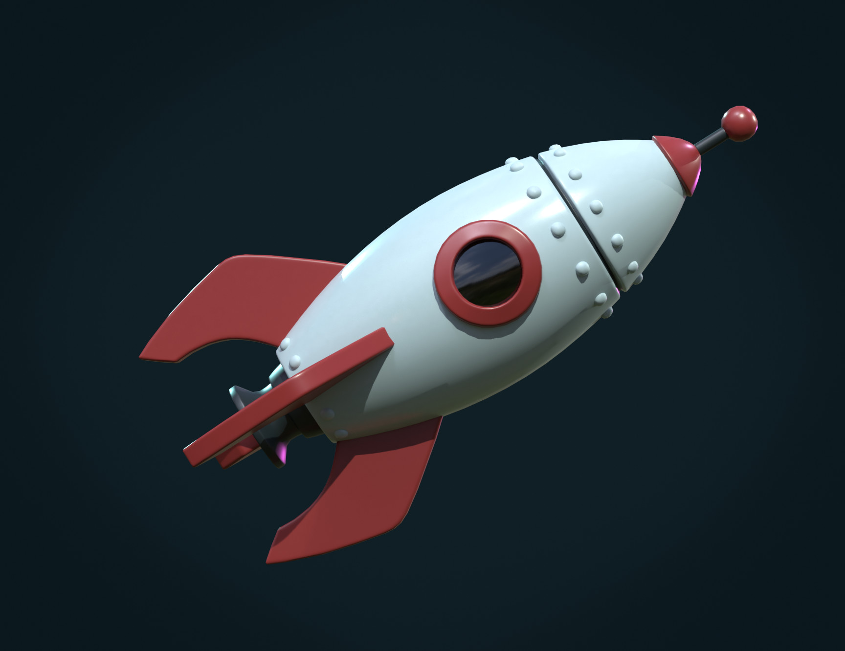 ArtStation - Cartoon Rocket PBR | Game Assets