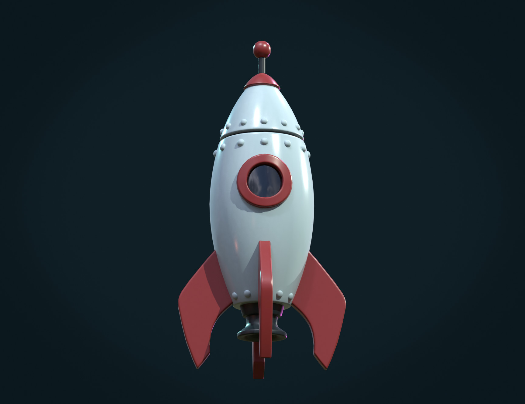 ArtStation - Cartoon Rocket PBR | Game Assets