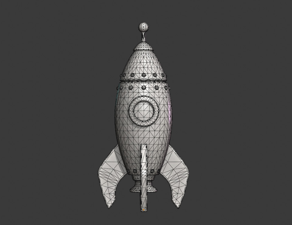 ArtStation - Cartoon Rocket PBR | Game Assets