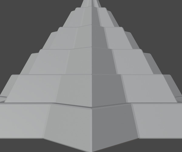ArtStation - Pyramidal Structure 8 Corners Mayan Style | Game Assets