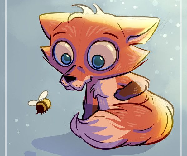 ArtStation - Baby Red Fox | Artworks