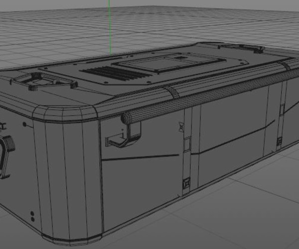 ArtStation - science fiction Bag container 3D model | Resources