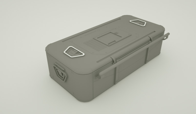 ArtStation - science fiction Bag container 3D model | Resources