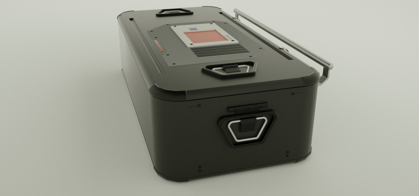 ArtStation - science fiction Bag container 3D model | Resources