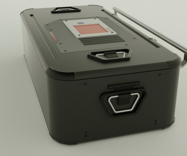 ArtStation - science fiction Bag container 3D model | Resources