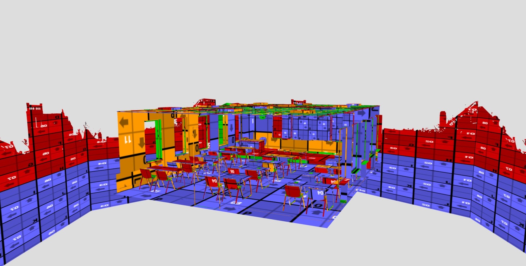 ArtStation - VR Classroom Baked + 3d Max | Resources