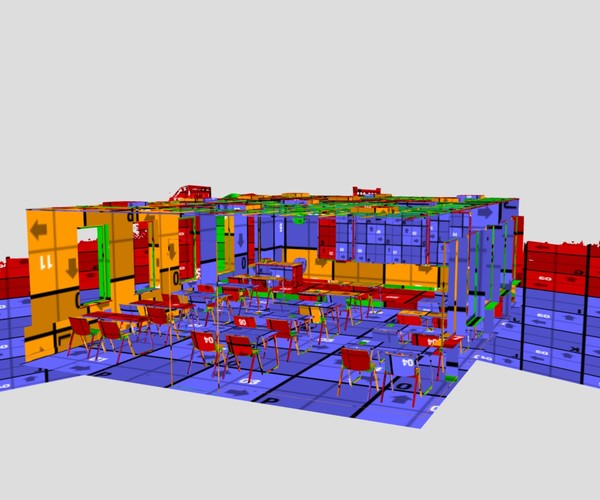 ArtStation - VR Classroom Baked + 3d Max | Resources