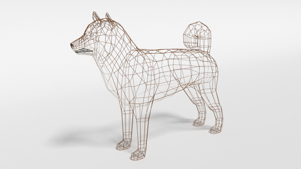 ArtStation - Low Poly Cartoon Shiba Inu Dog | Resources