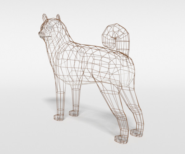 ArtStation - Low Poly Cartoon Shiba Inu Dog | Resources