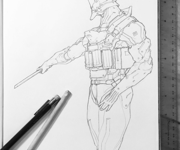 Artstation Colorized Sketch 04 Tutorials