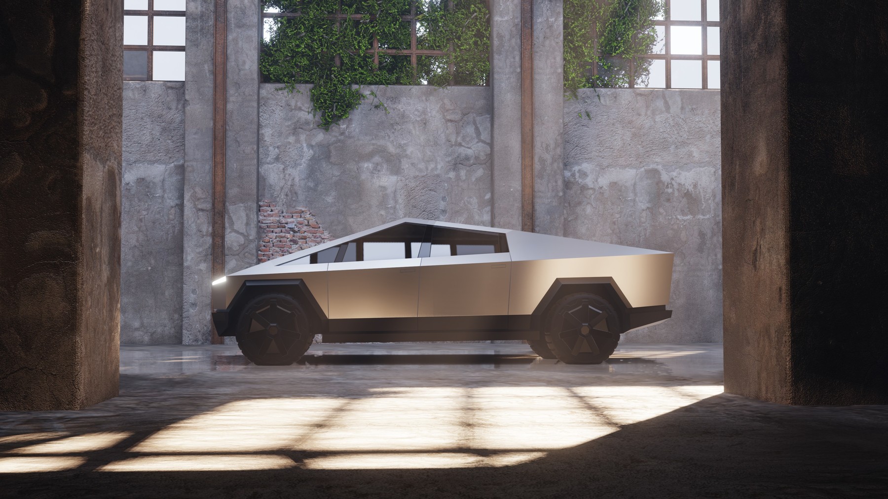 ArtStation - Free Cybertruck | Game Assets