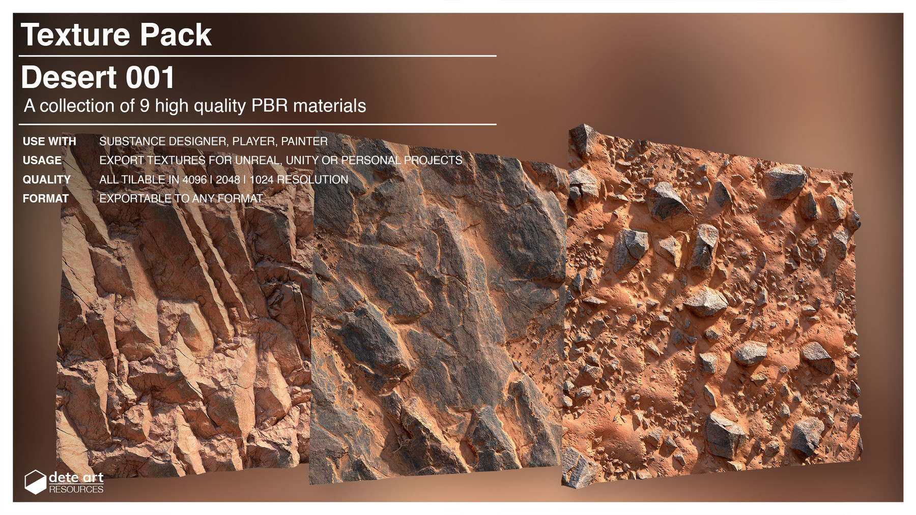 ArtStation - Texture Pack | Desert 001 | Resources