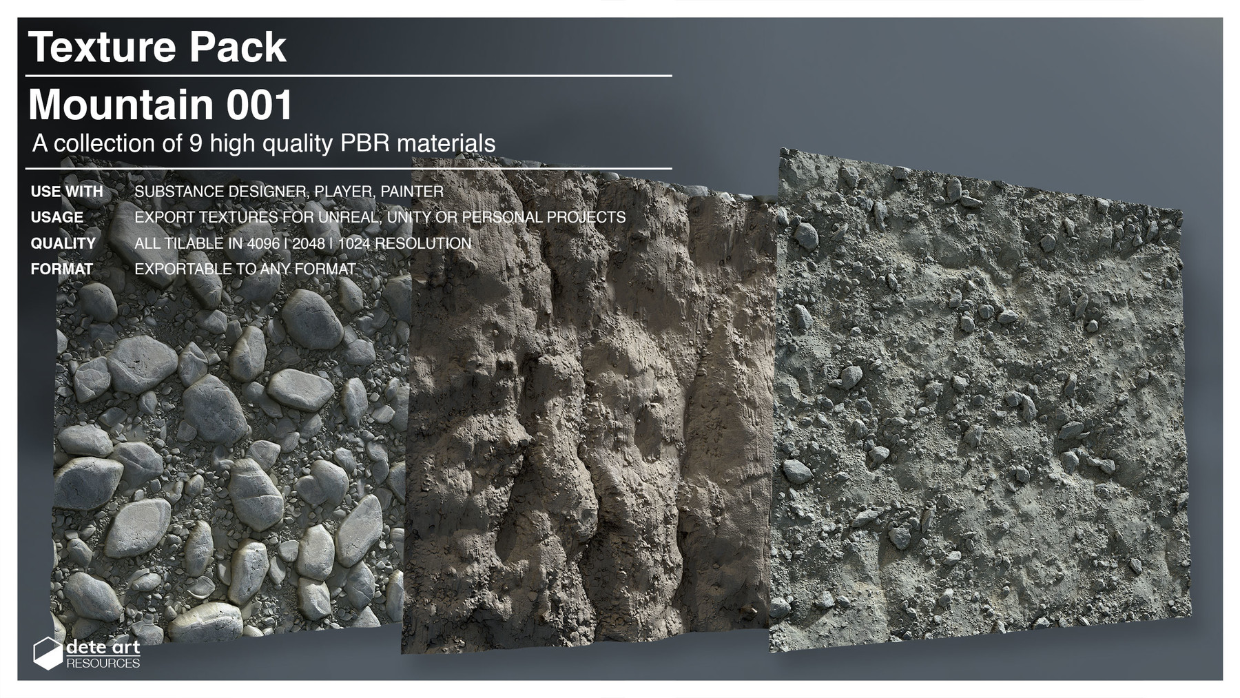ArtStation - Texture Pack | Mountain 001 | Resources