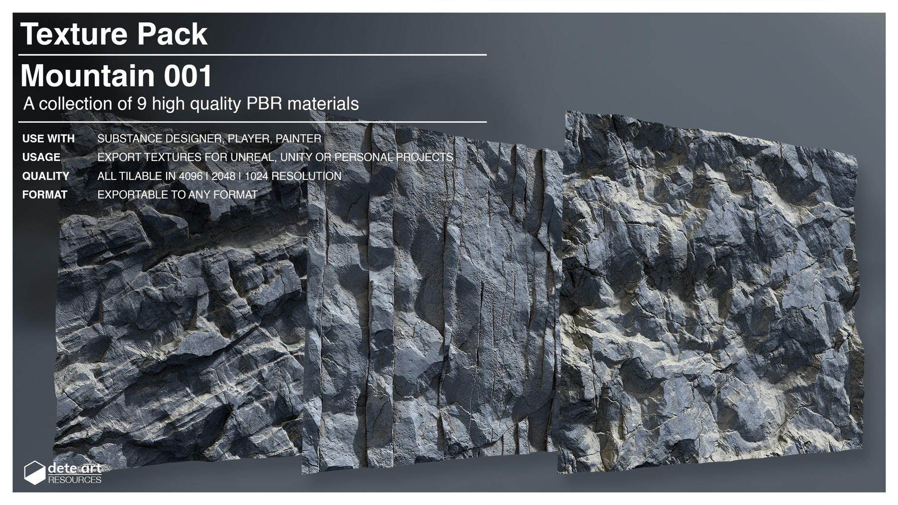 ArtStation - Texture Pack | Mountain 001 | Resources