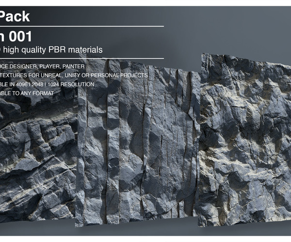 ArtStation - Texture Pack | Mountain 001 | Resources