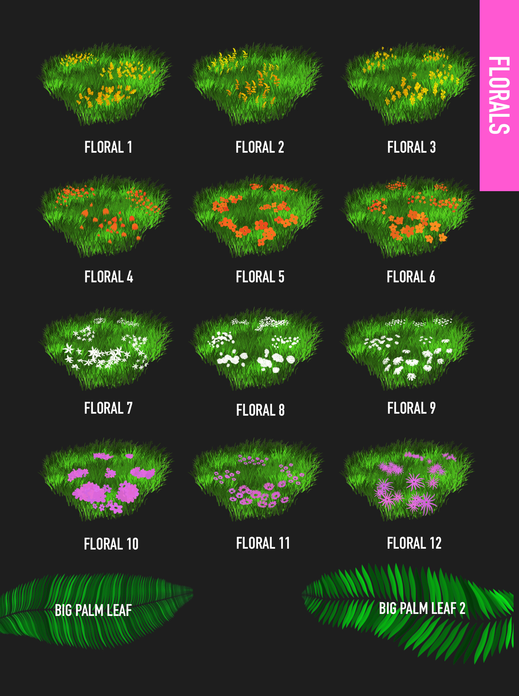 ArtStation - 80 FOLIAGE BRUSHES FOR PROCREATE 5 | Brushes