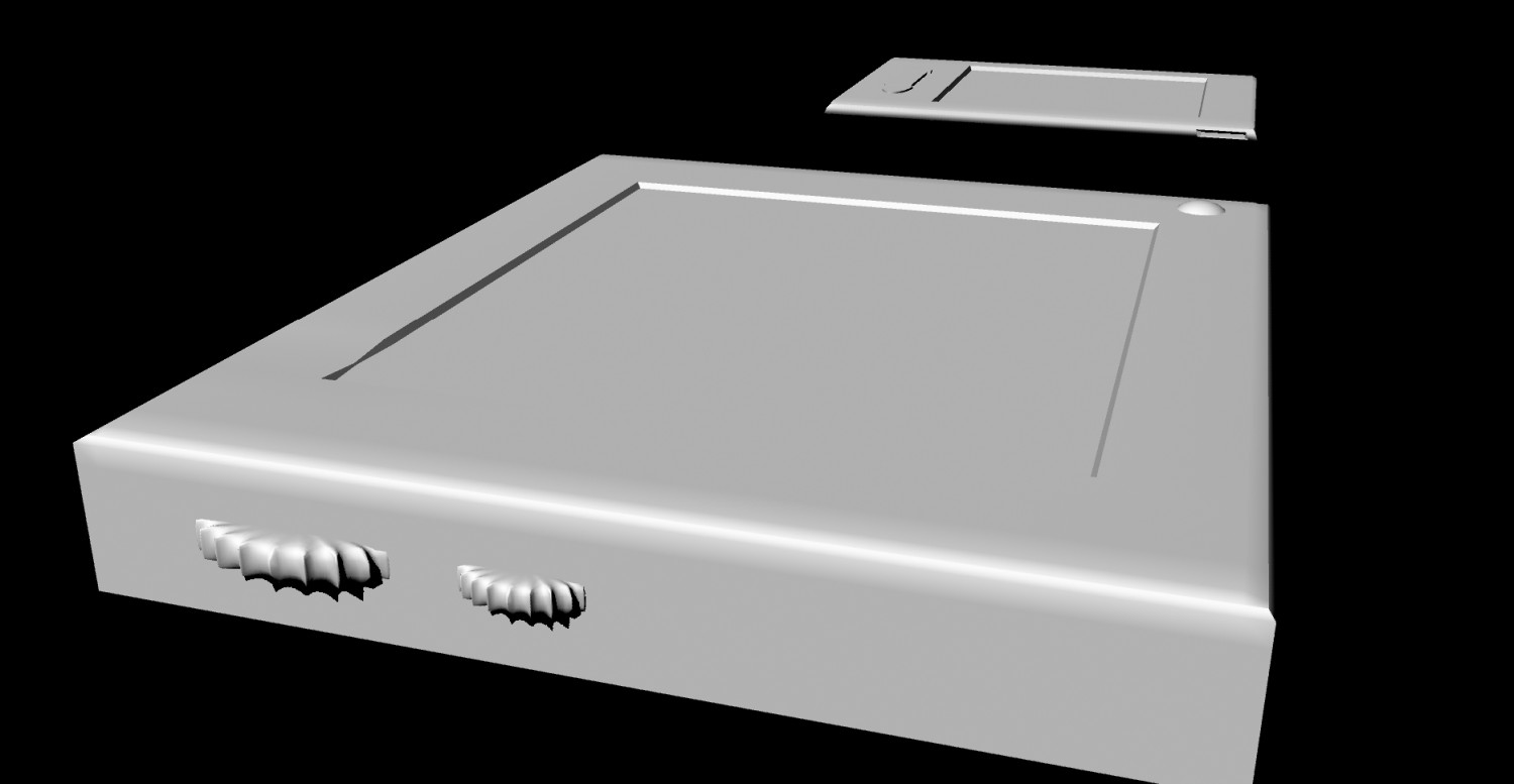 ArtStation - Sci-Fi Tablet Projector Gadgets untextured | Resources