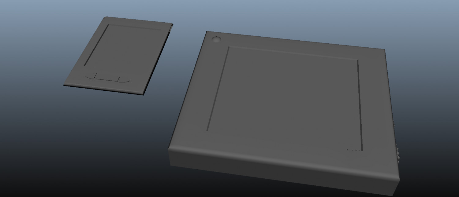 ArtStation - Sci-Fi Tablet Projector Gadgets untextured | Resources
