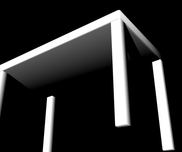 ArtStation - Simple Table untextured | Resources